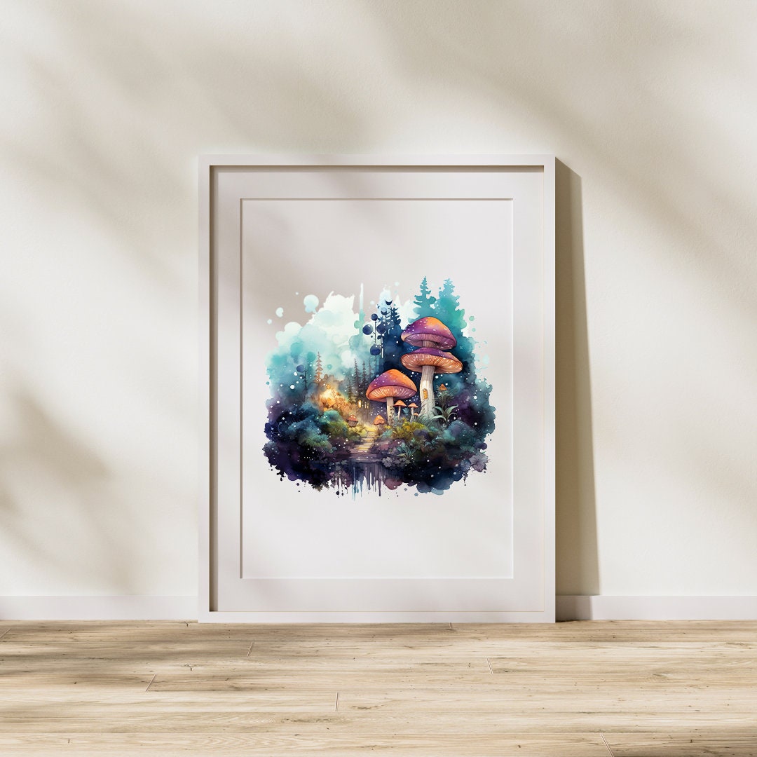 Magical Night Forest 10 High Quality Transparent PNG - Etsy