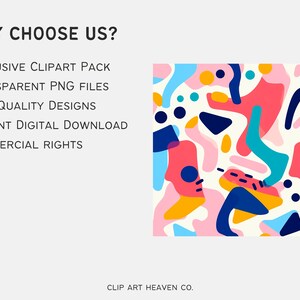 Modern Abstract Shapes Digital Paper | 10 JPG | Patterns, Trendy Mod ...