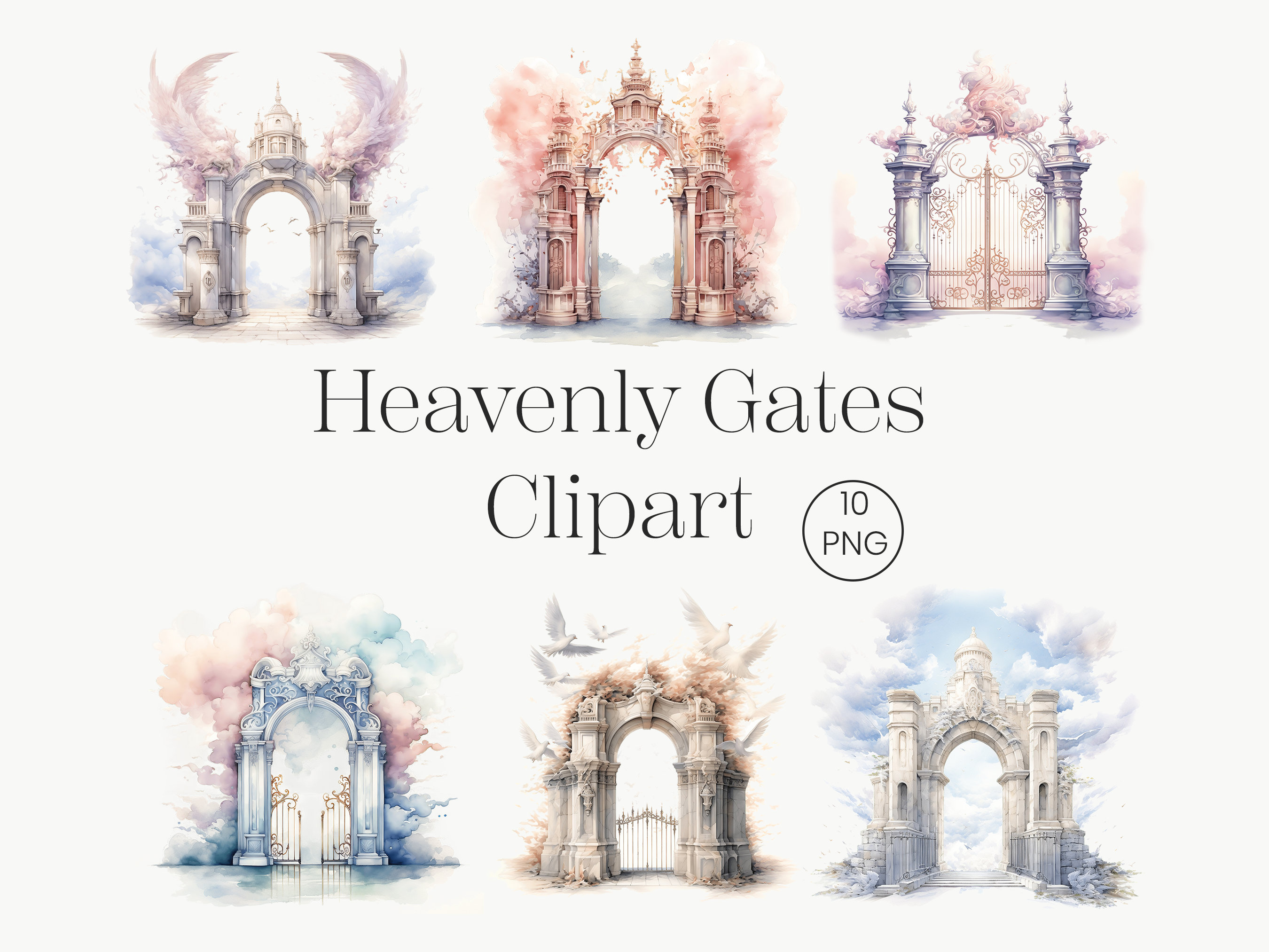 Pearly Gates Of Heaven Clipart