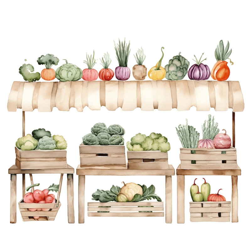 Produce Clip Art - Etsy