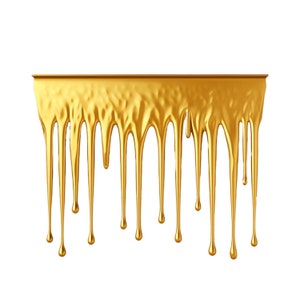 Gold Drip Clipart 10 JPG Gold Glitter Drips Printable Gold Paint Splash ...
