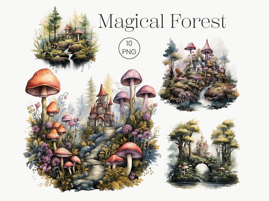 Magical Fairy Forest | 10 High Quality Transparent PNG | Magic Clipart ...
