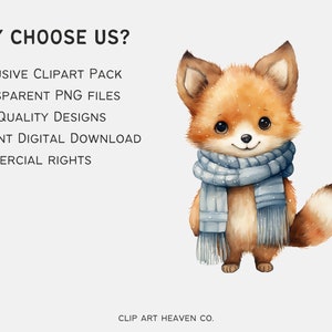 Forest Animals, Woodland Christmas Woodland Animal Clipart Winter ...