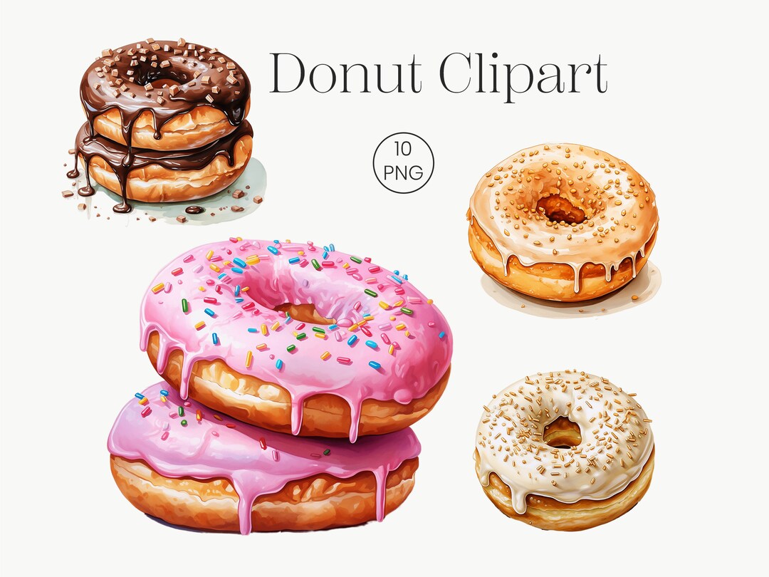 Donut Clipart | 10 High Quality Transparent PNG | Dessert Clip Art ...