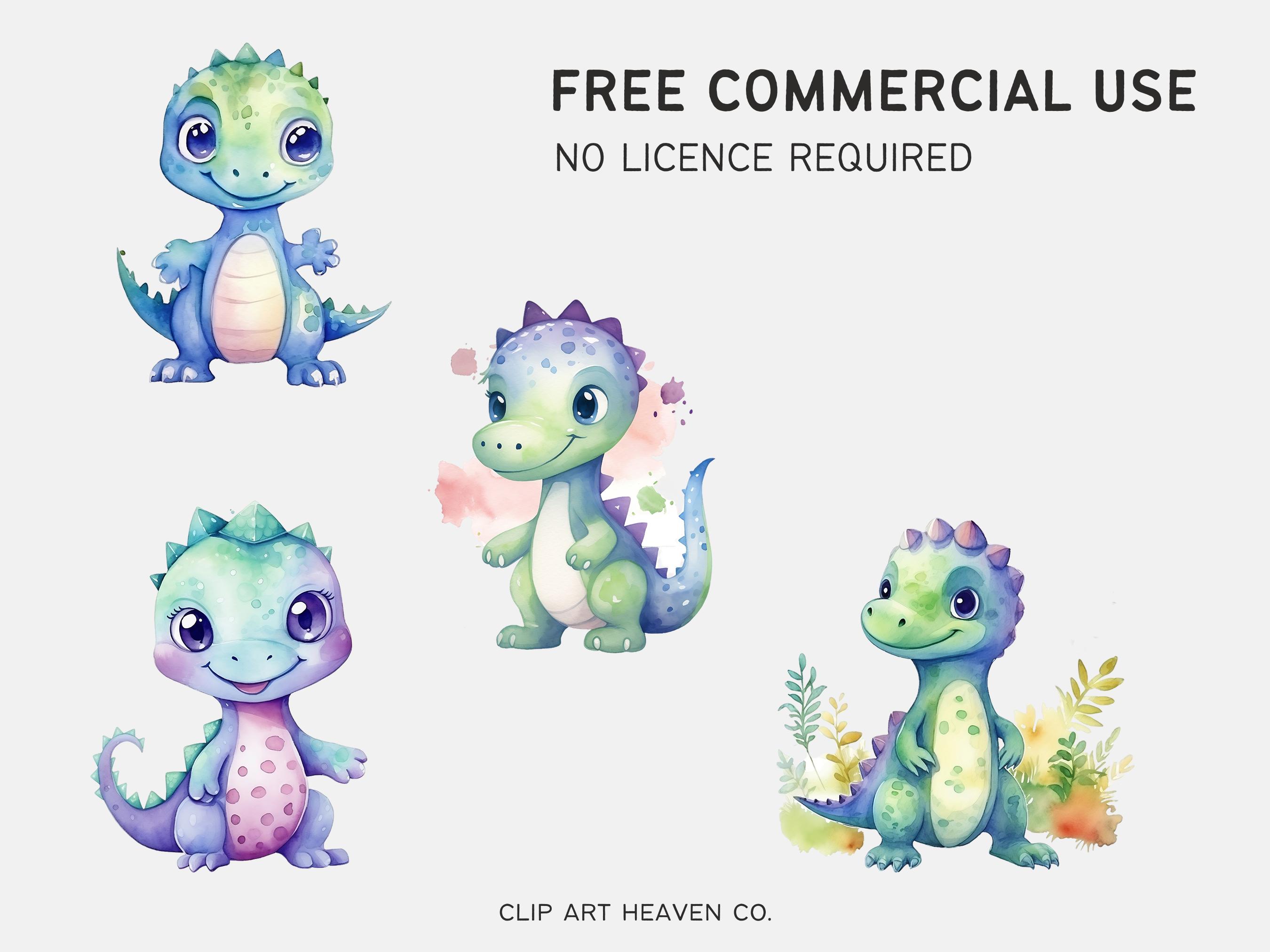 Cartoon Dinosaur Clipart, 10 PNG Baby Dinosaur, Cute Dino, High Quality ...