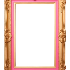 Pink Rococo Frames Clipart, 10 JPG Frames, Antique Baroque Vintage Clip ...