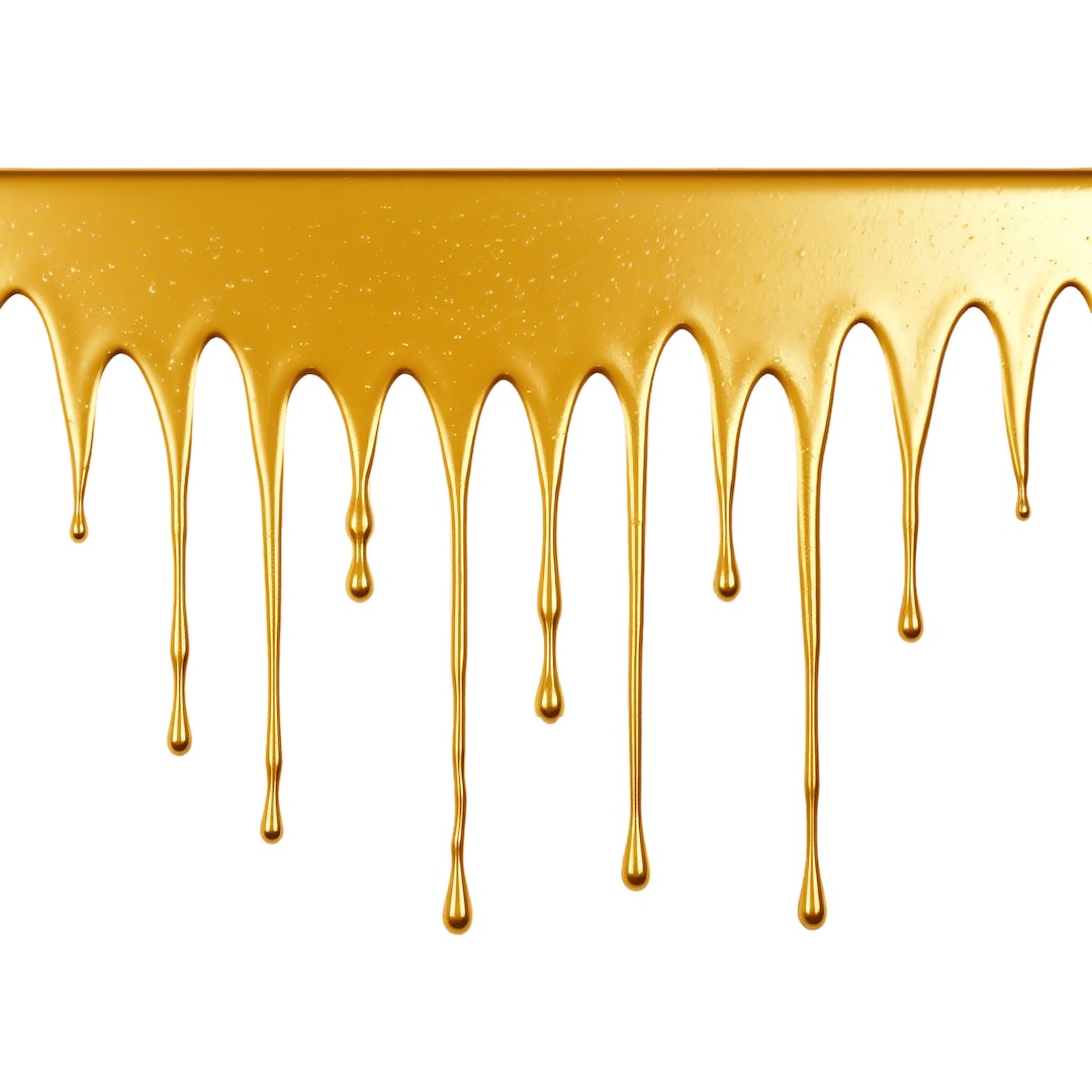 Gold Drip Clipart 10 JPG Gold Glitter Drips Printable Gold Paint Splash ...