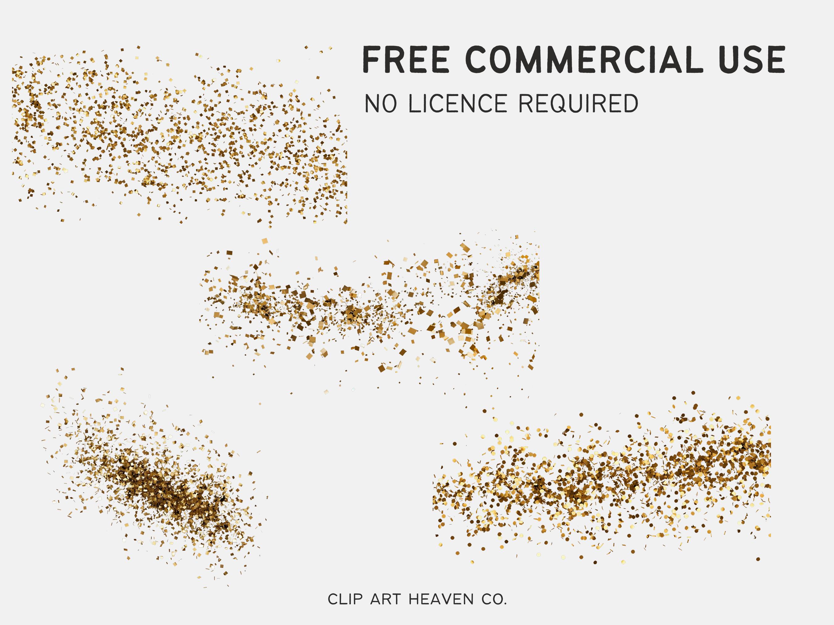 Gold Glitter Confetti Overlay: Photoshop Effect (PNG) - Etsy
