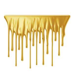 Gold Drip Clipart 10 JPG Gold Glitter Drips Printable Gold Paint Splash ...