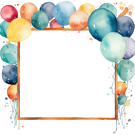 Borders Birthday Party Clipart Clipart Suggest