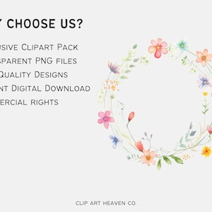 Watercolor Spring Wreath, Transparent PNG Colorful Floral Wreath ...