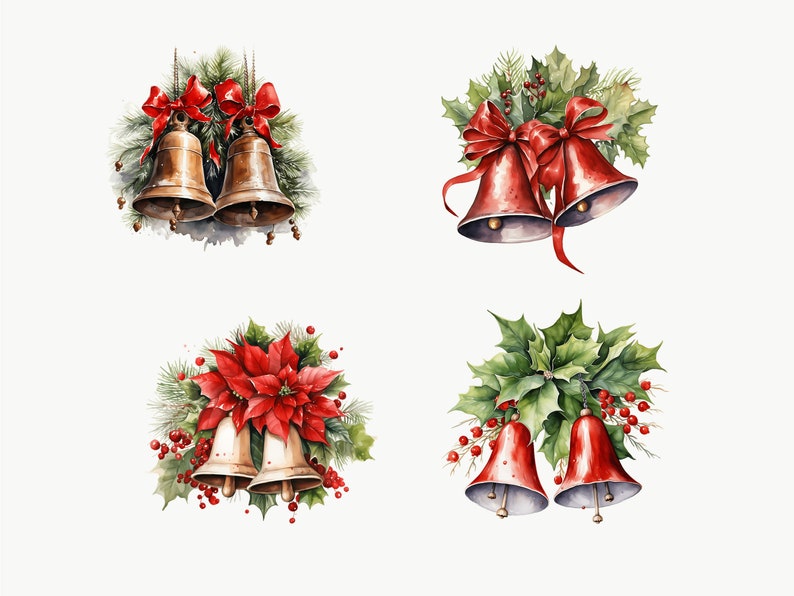 Christmas Bells Clipart 10 Transparent PNG Christmas Clipart Winter ...
