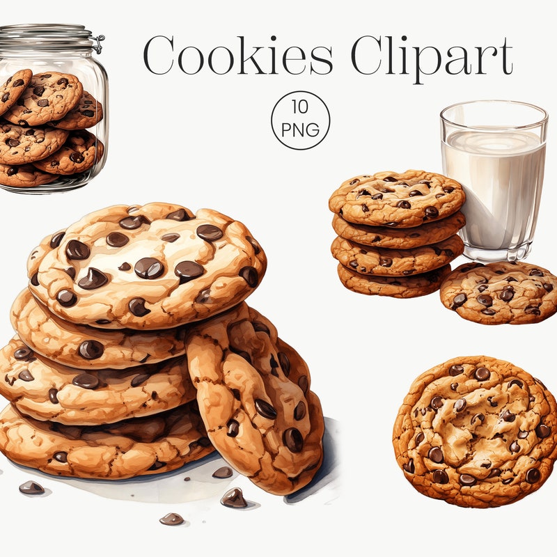 Cookies Clip Art - Etsy
