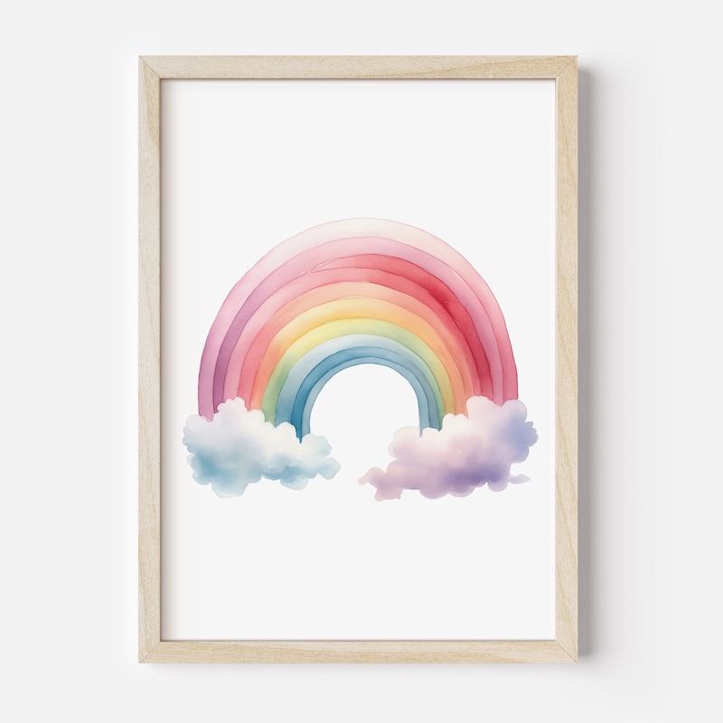 Rainbow Wall Art - Etsy