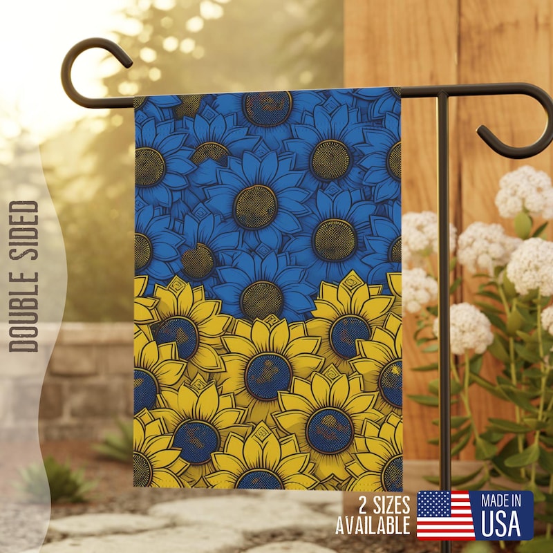 Ukrainian Garden Flag - Etsy