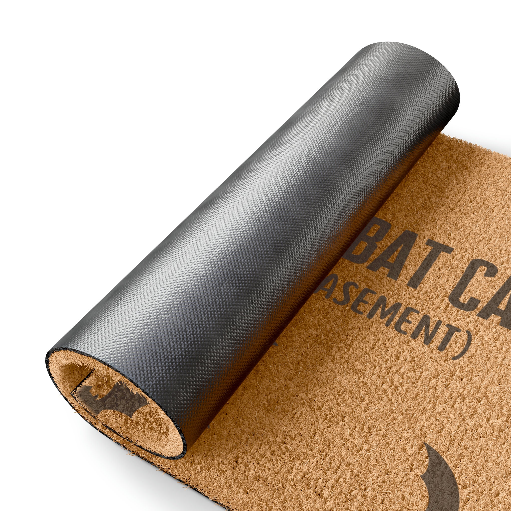 Halloween Outdoor Bat Mat, Coconut Fiber Mat With Bats, Fall Porch Mat ...