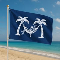 Summer Garden Flag, Beachy Summer Flag, Coastal Flag. Beach House Decor ...
