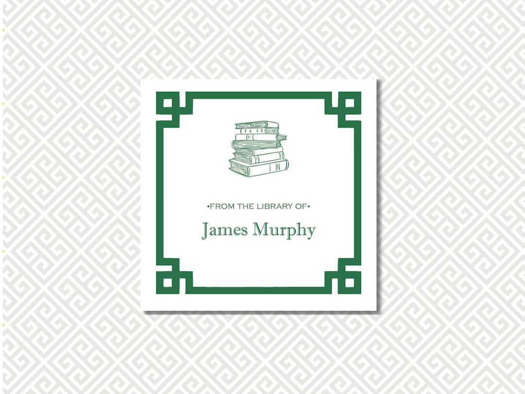 Personalized Bookplate Stickers: Custom Book Labels | 3
