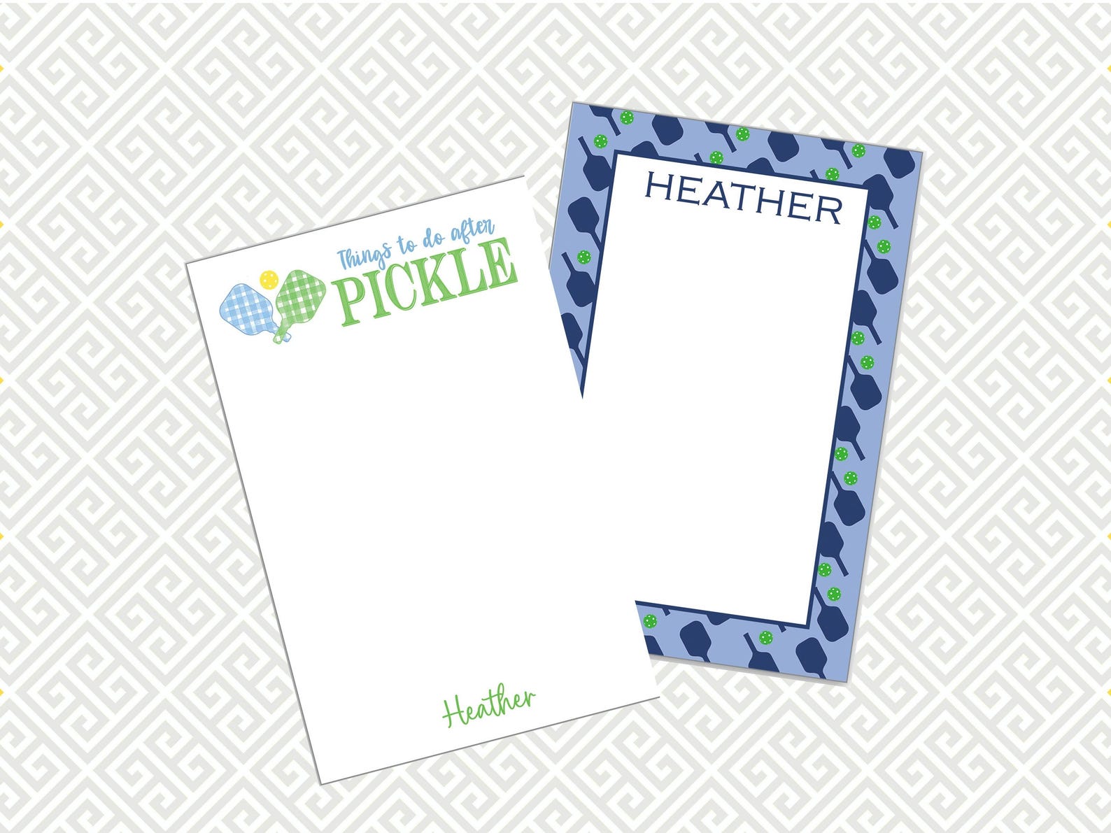 Personalized Pickleball Notepad: Custom Pickleball Gift - Etsy