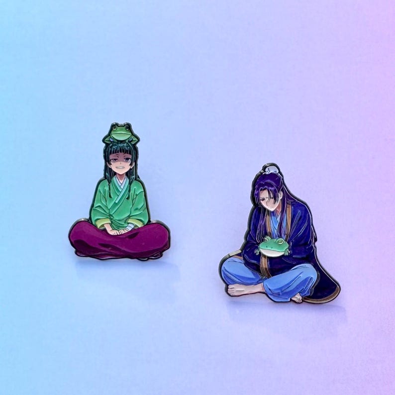 The Apothecary Diaries Anime Maomao and Jinshi Matching Pins - Etsy