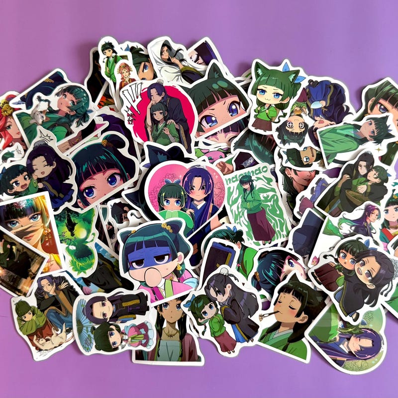 Maomao Vinyl Stickers - Etsy UK