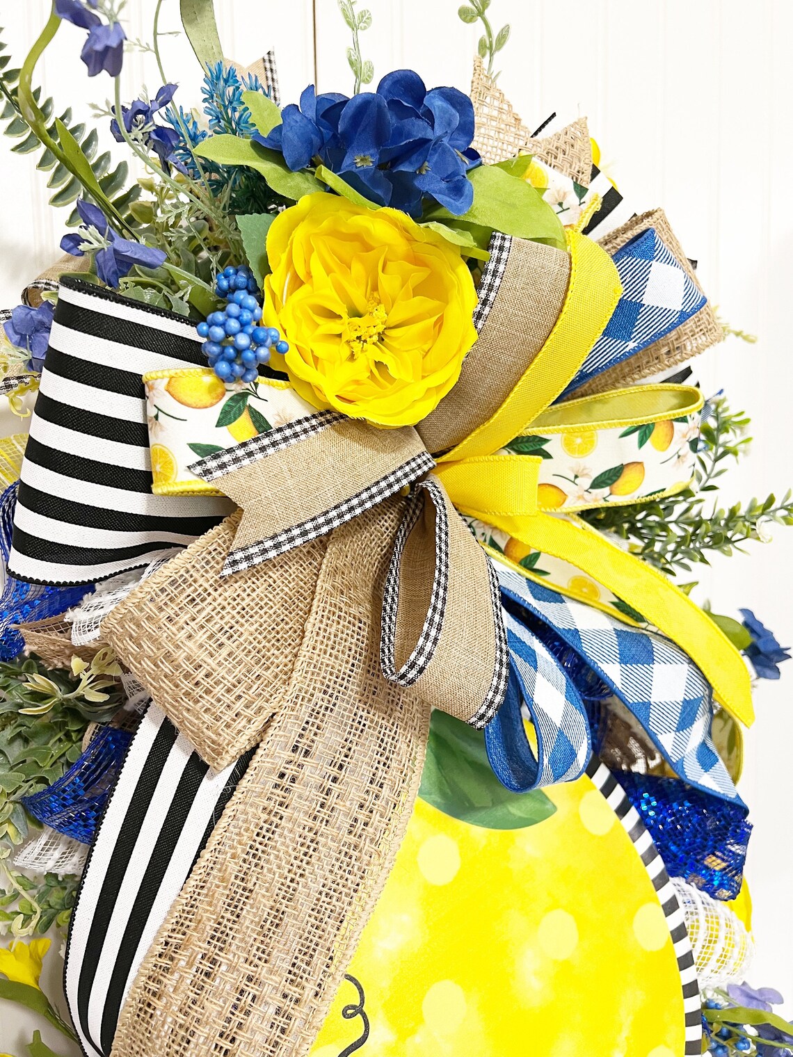 Lemon Swag Summer Swag Spring Swag Housewarming Gift - Etsy