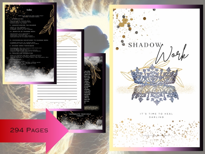 Shadow Work Book PDF Instant Download Empowerment: A Journey of Inner ...