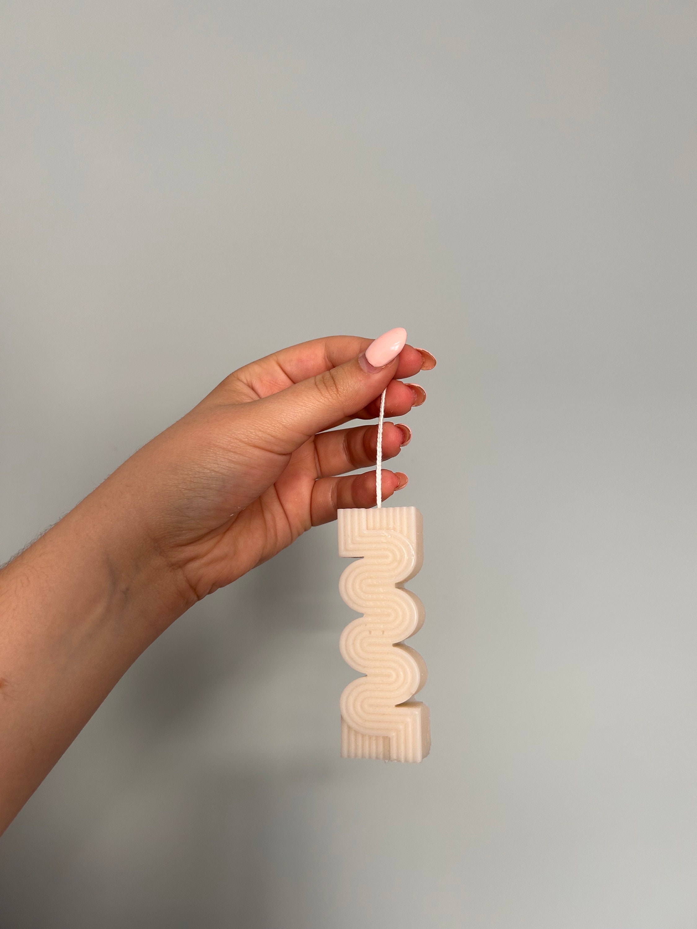 Totem Ribbed Pillar Candle - Etsy