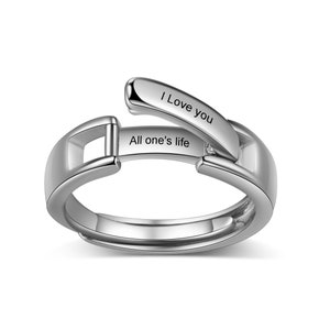 Personalized Couple Rings,coustom Engraved Rings for Couples, Promise ...