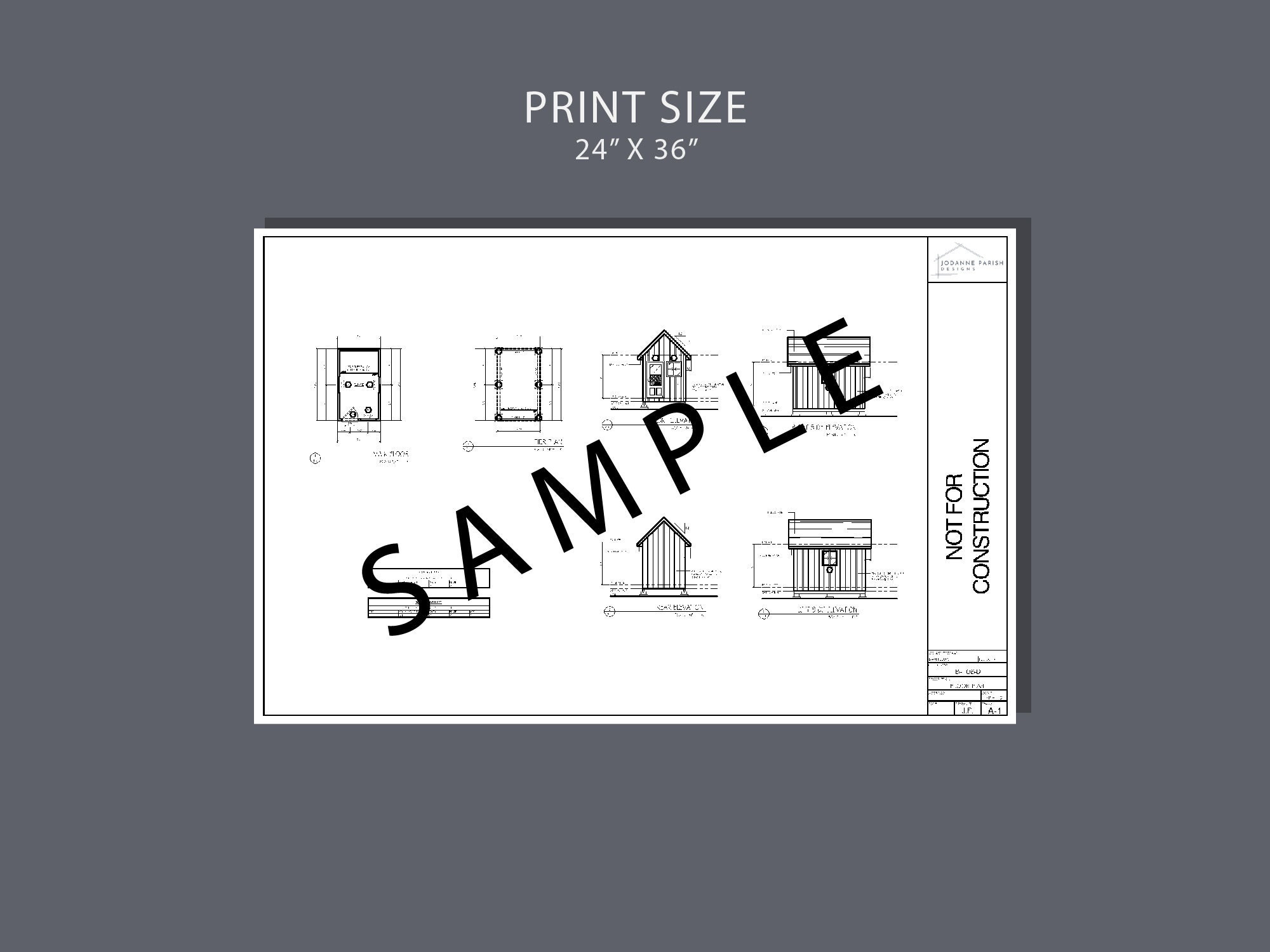108 Sq.ft. Bunkie/sleeping Cabin Concept Plan 13’-6” X 8’-0” Open ...