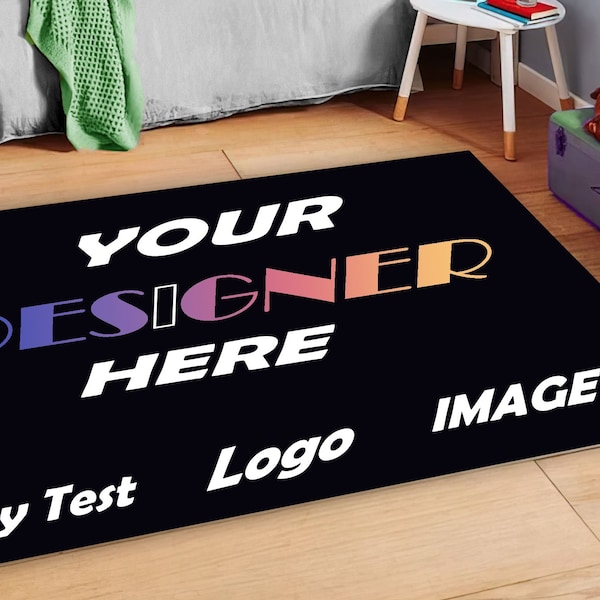 Custom Logo Rug - Etsy