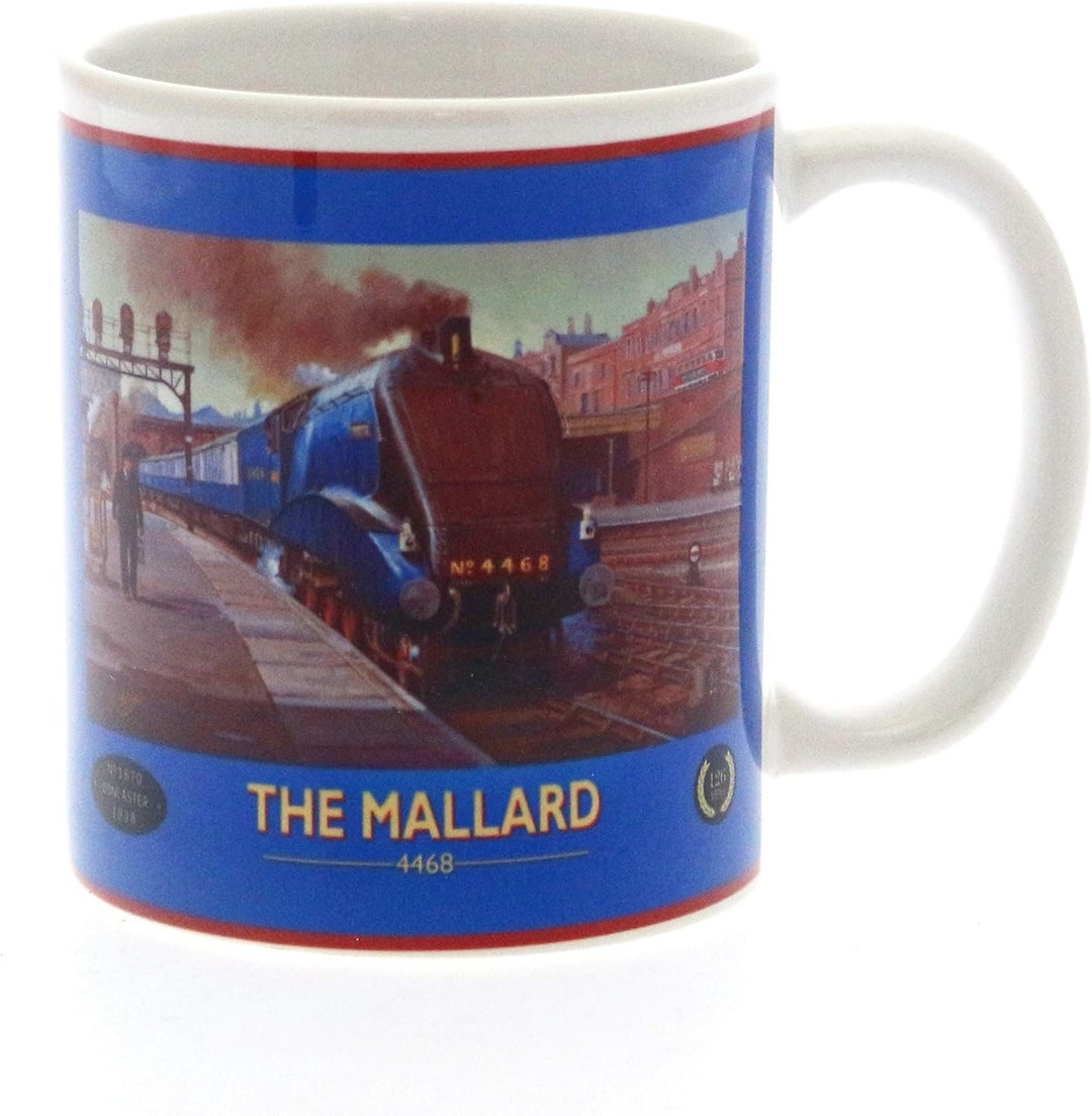 The Mallard Locomotive Mug - Etsy