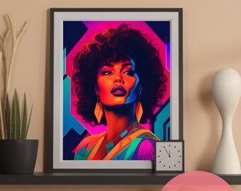 Pop Culture Wall Art Vintage Digital Prints Memphis Digital - Etsy