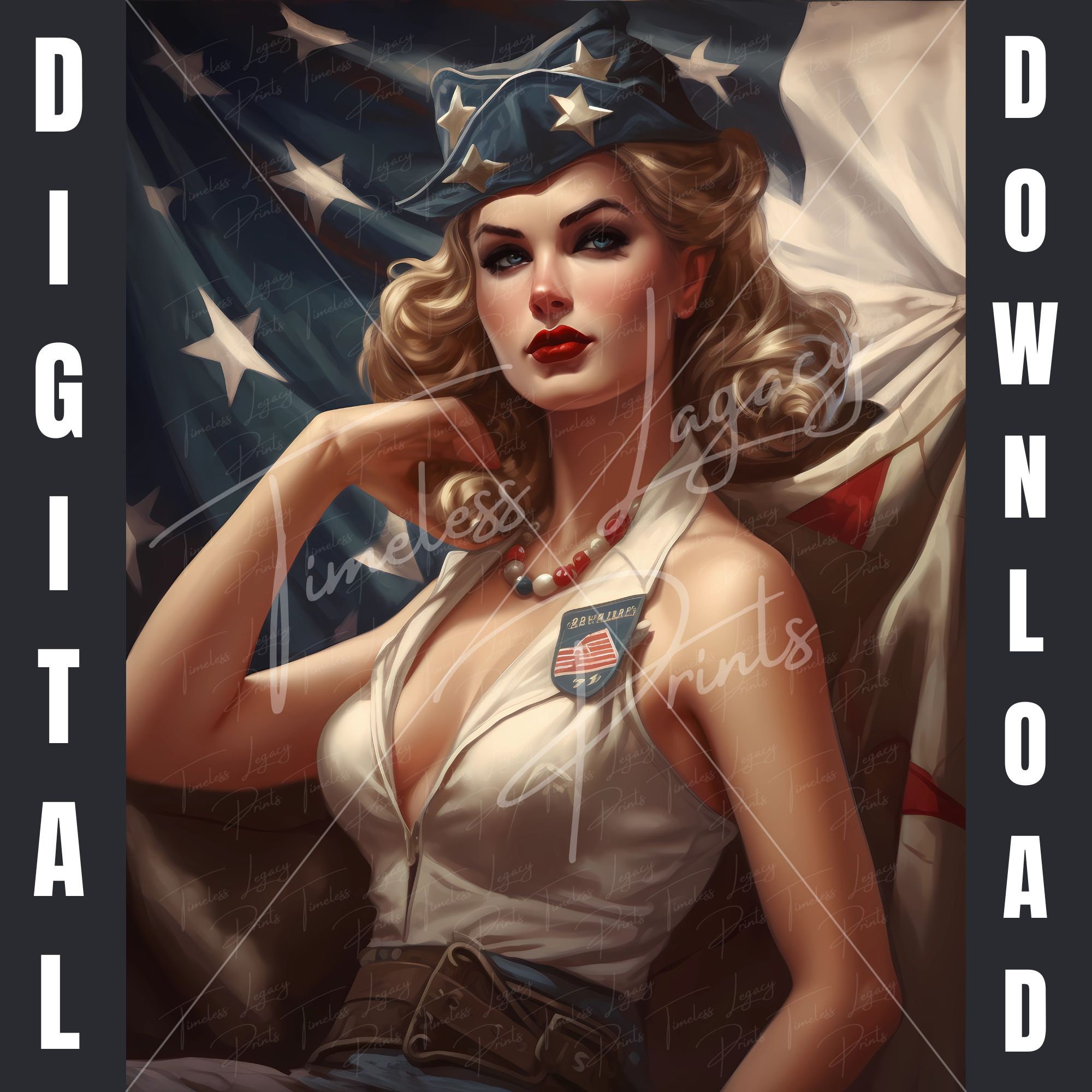 Retro Pinup Girls Pinup Girls Poster Pinup 1940s WW2 Digital - Etsy UK