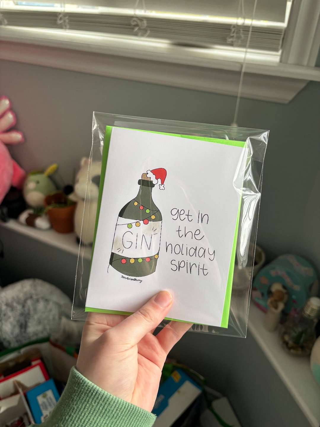 Funny Holiday Card | Get in the Holiday Spirit | Pun Christmas Card ...
