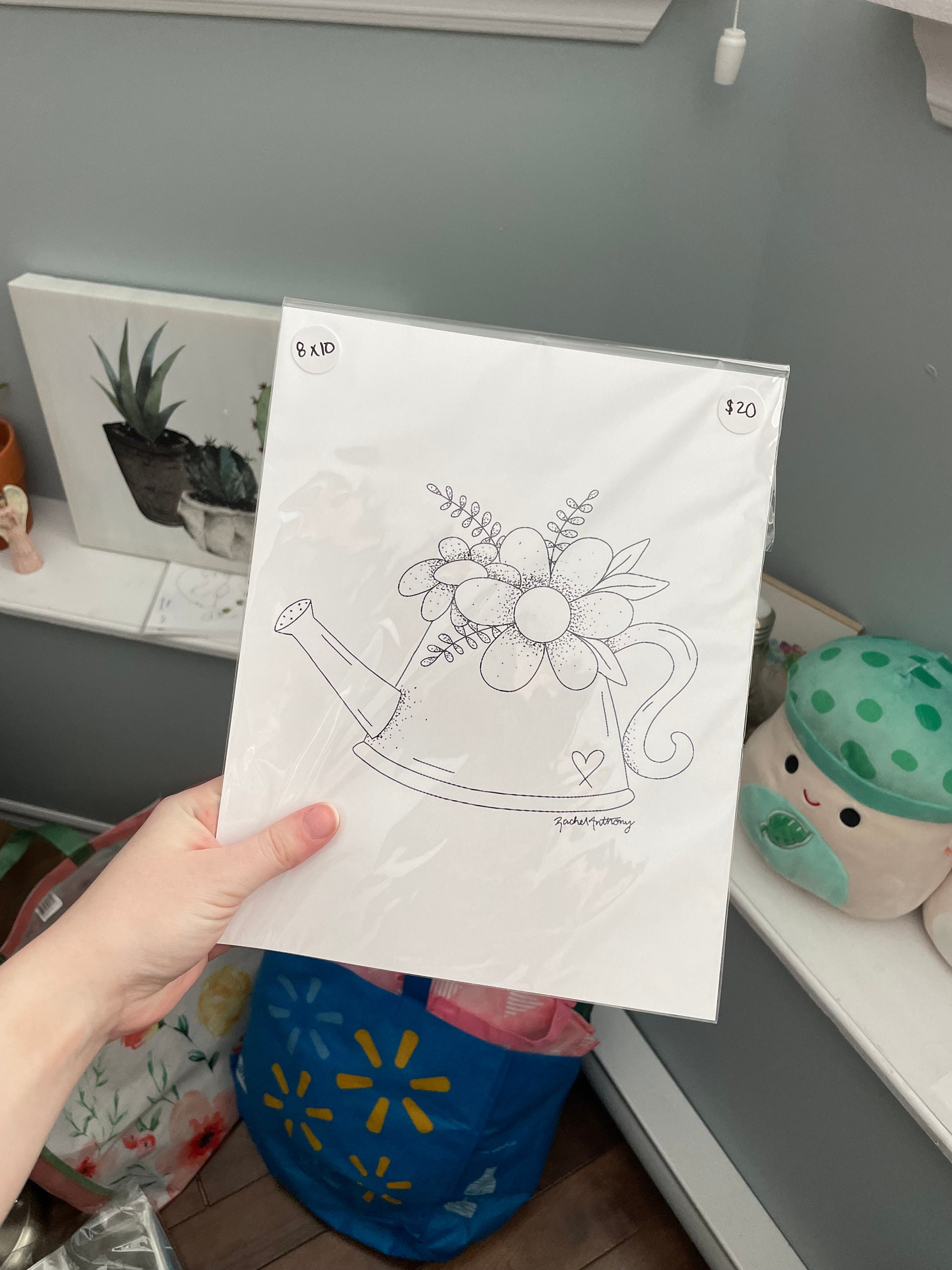 Watering Can Print - Etsy