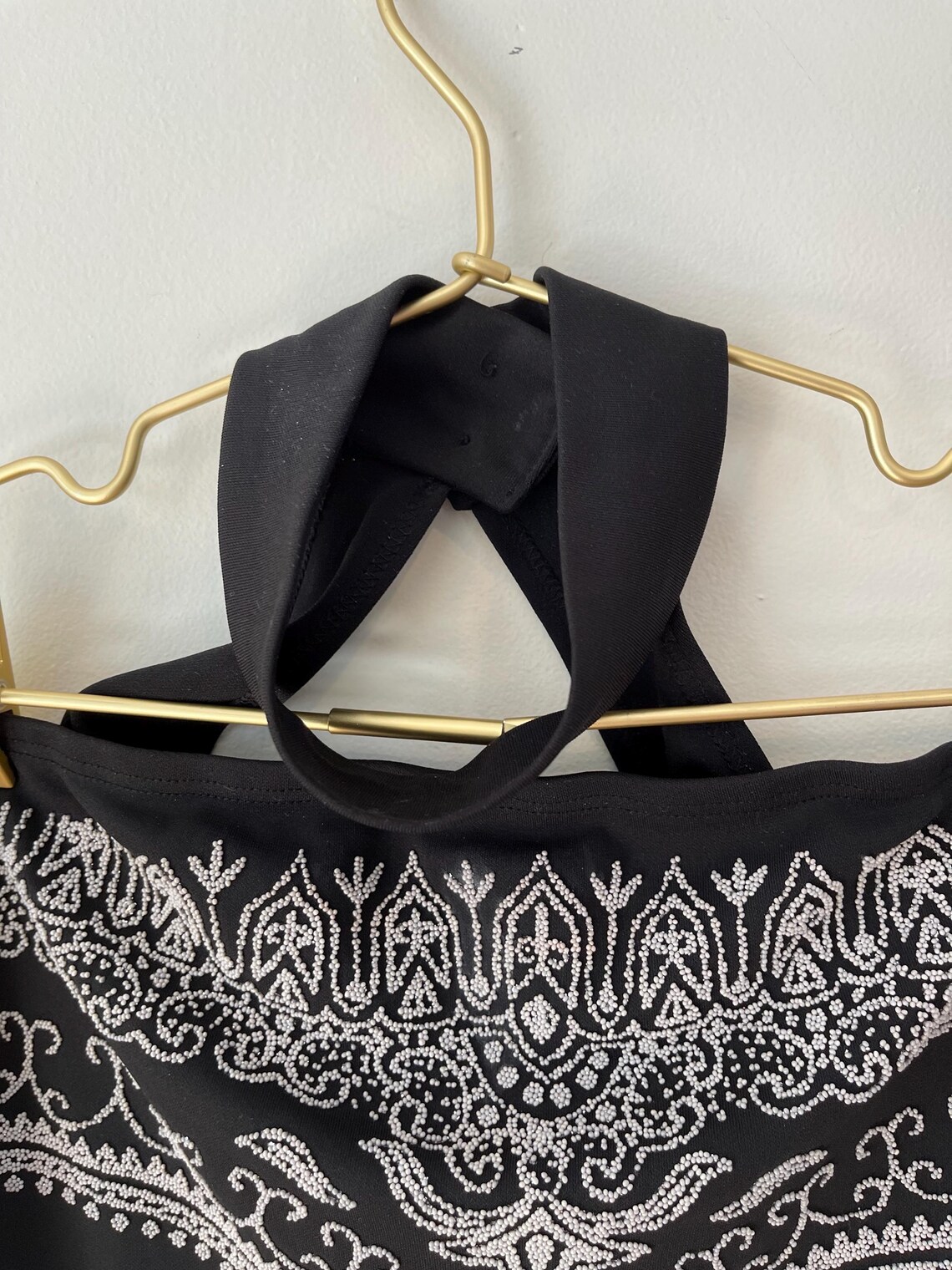Vintage Taboo Dress Black Bandana Print Stepless Halter Y2K - Etsy