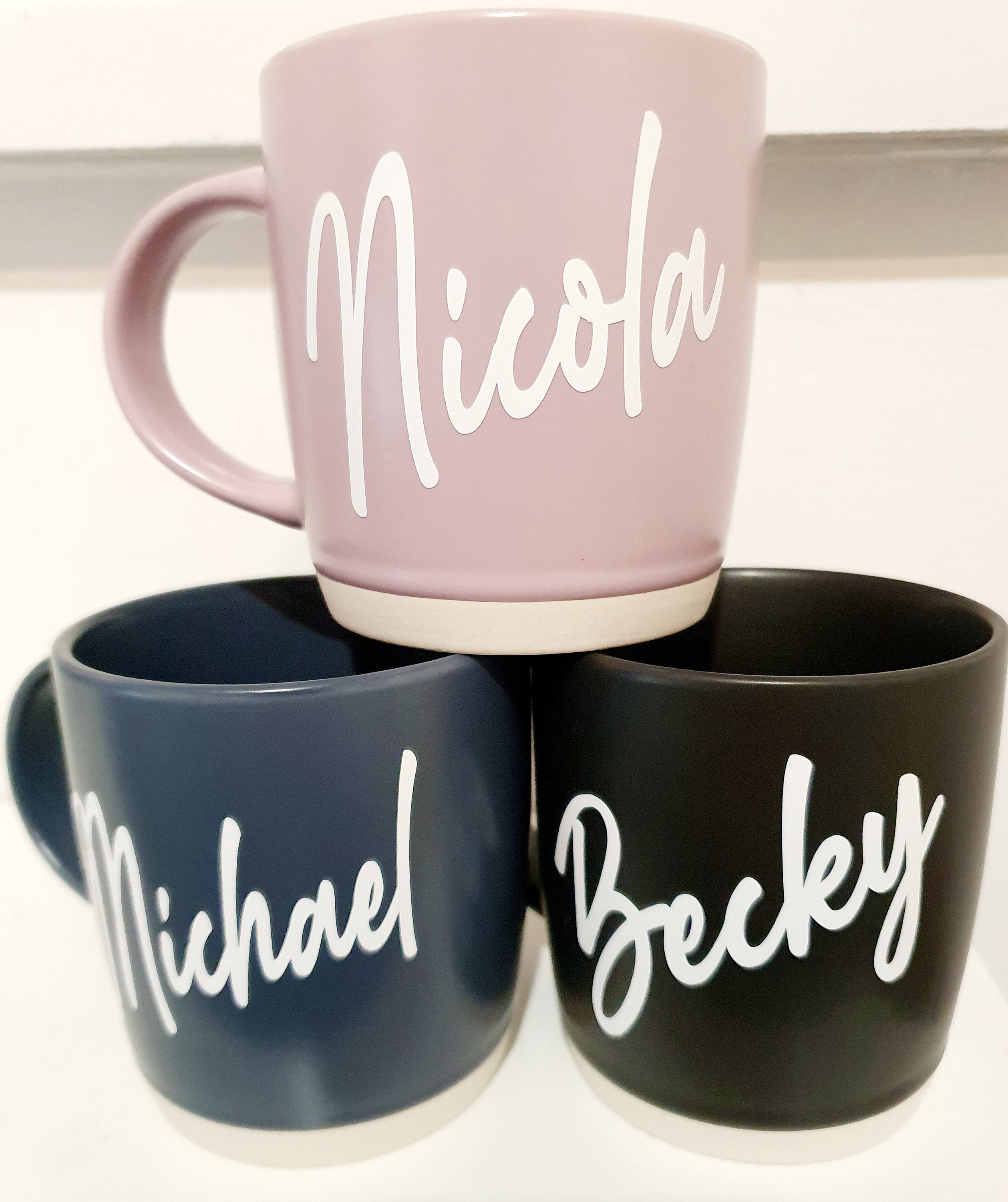 Personalised Name Mugs - Etsy UK