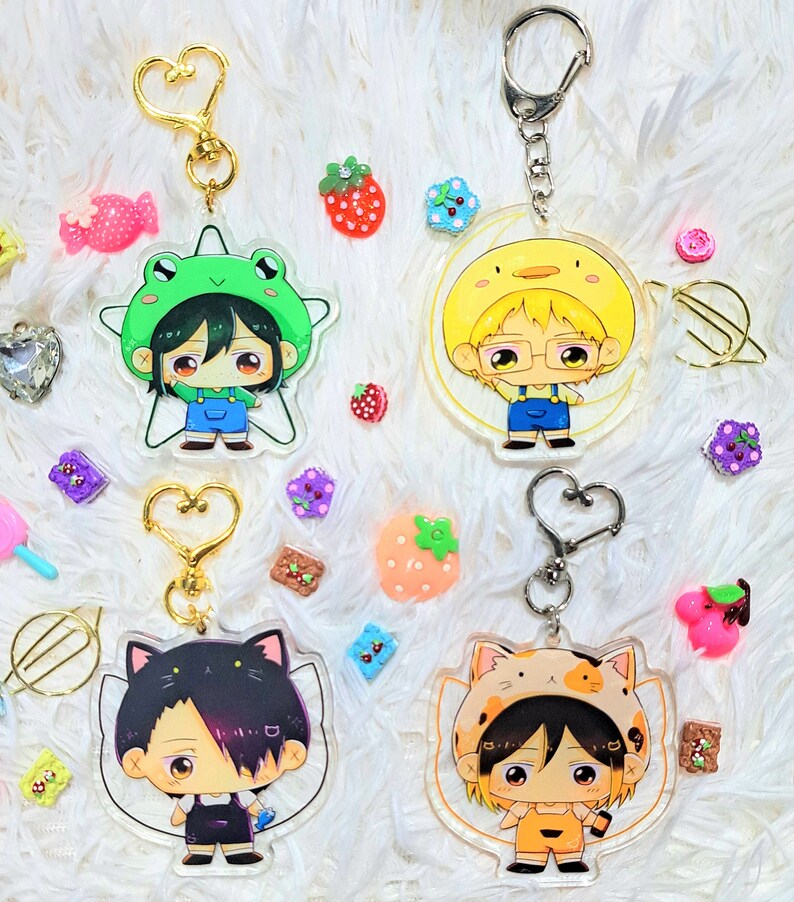 Tsukishima Haikyuu! Keychain [haikyuu! Keychain Collection] - Etsy