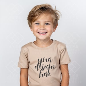 Color Boys Shirt Mockup Kids T Shirt Model, Bella Canvas 3001Y, Gildan ...