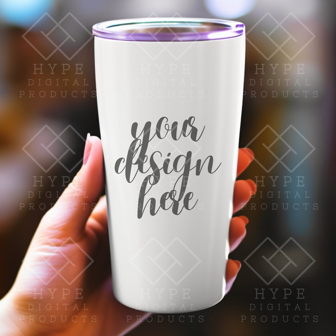 Tumbler Mockup, 20oz, White Color, POD Maars Tumbler, Print on Demand ...