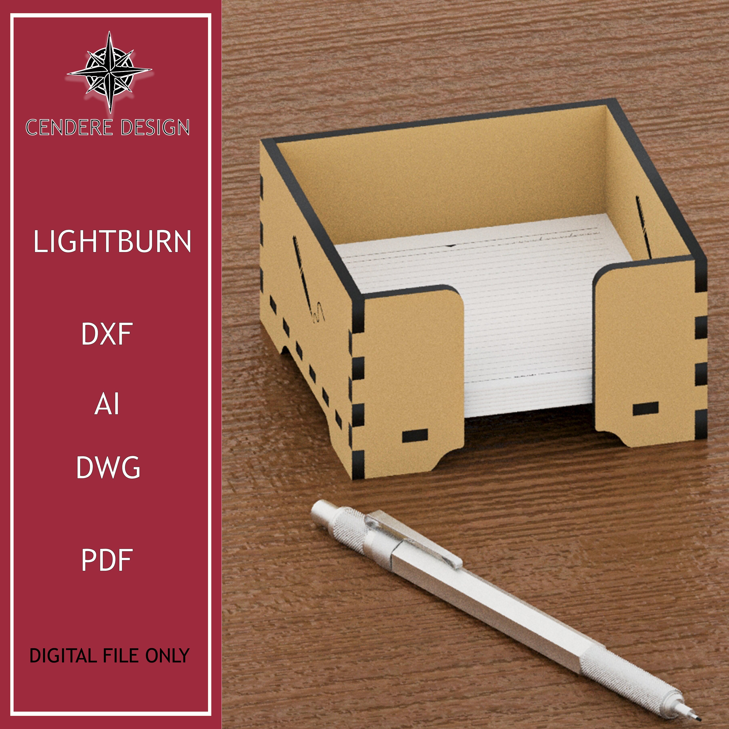 Post It Note Holder,pencil Holder Png,teacher Gifts Svg,post-it Holder ...