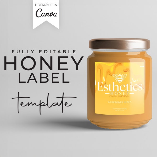 Honey Labels - Etsy