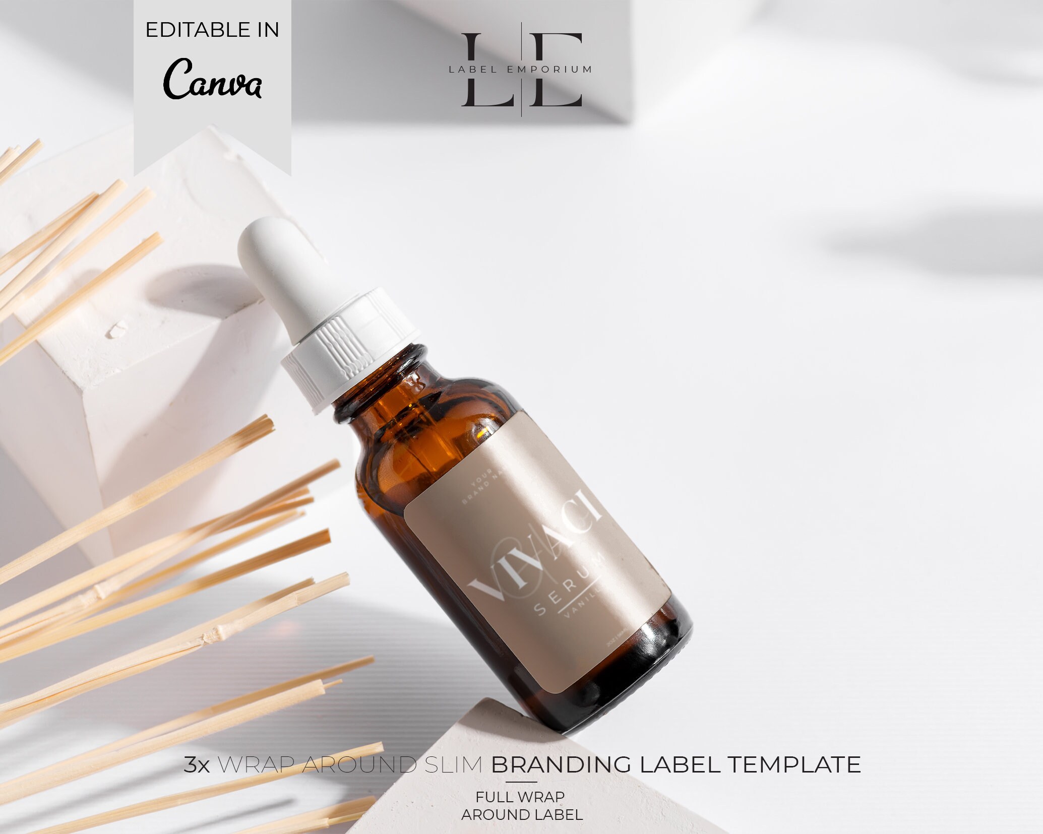 Premium Skin Care Label Template Customize and Elevate Your Skincare ...
