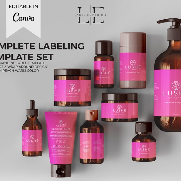 Skin Care Labels - Etsy