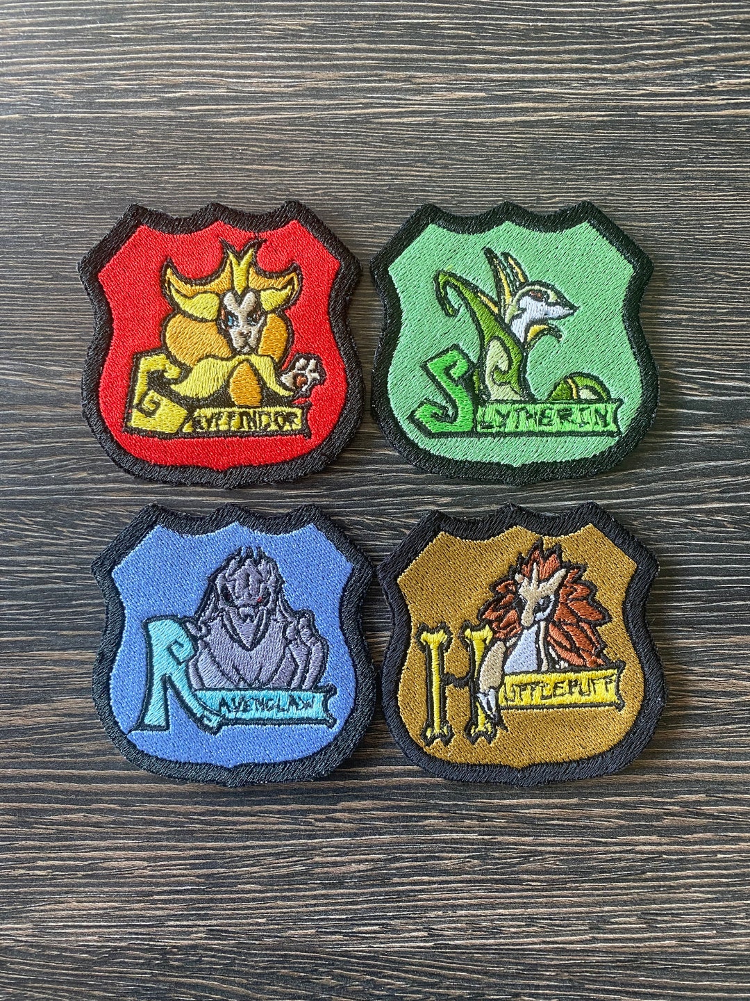 Harry Potter X Pokemon Iron-on Embroidery - Etsy