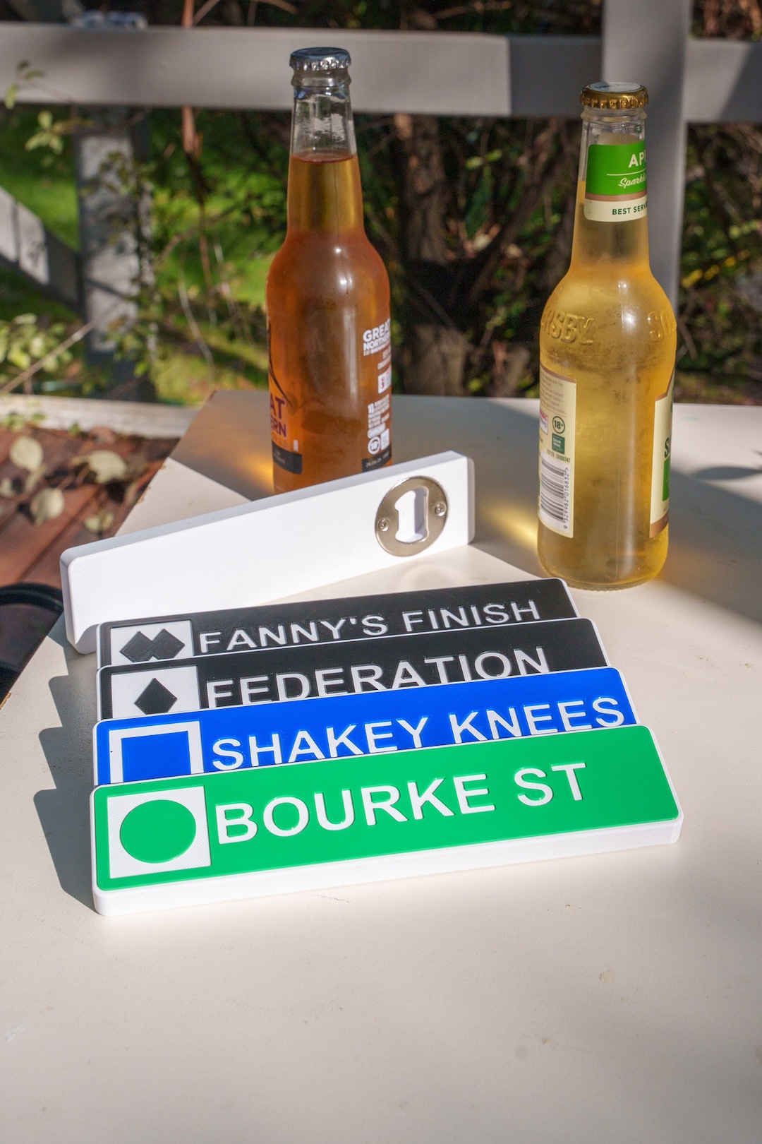 Personalized Ski Trail Bottle Opener With Magnetic Back – Perfect ...