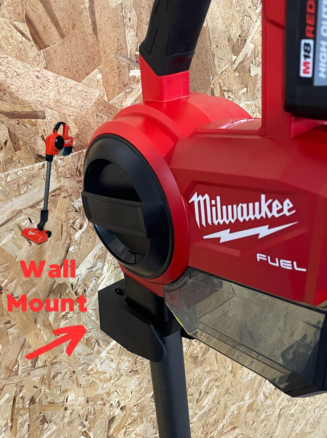 Milwaukee M18 FUEL Compact Jobsite Vacuum Wall Mount (0940-20) - Etsy