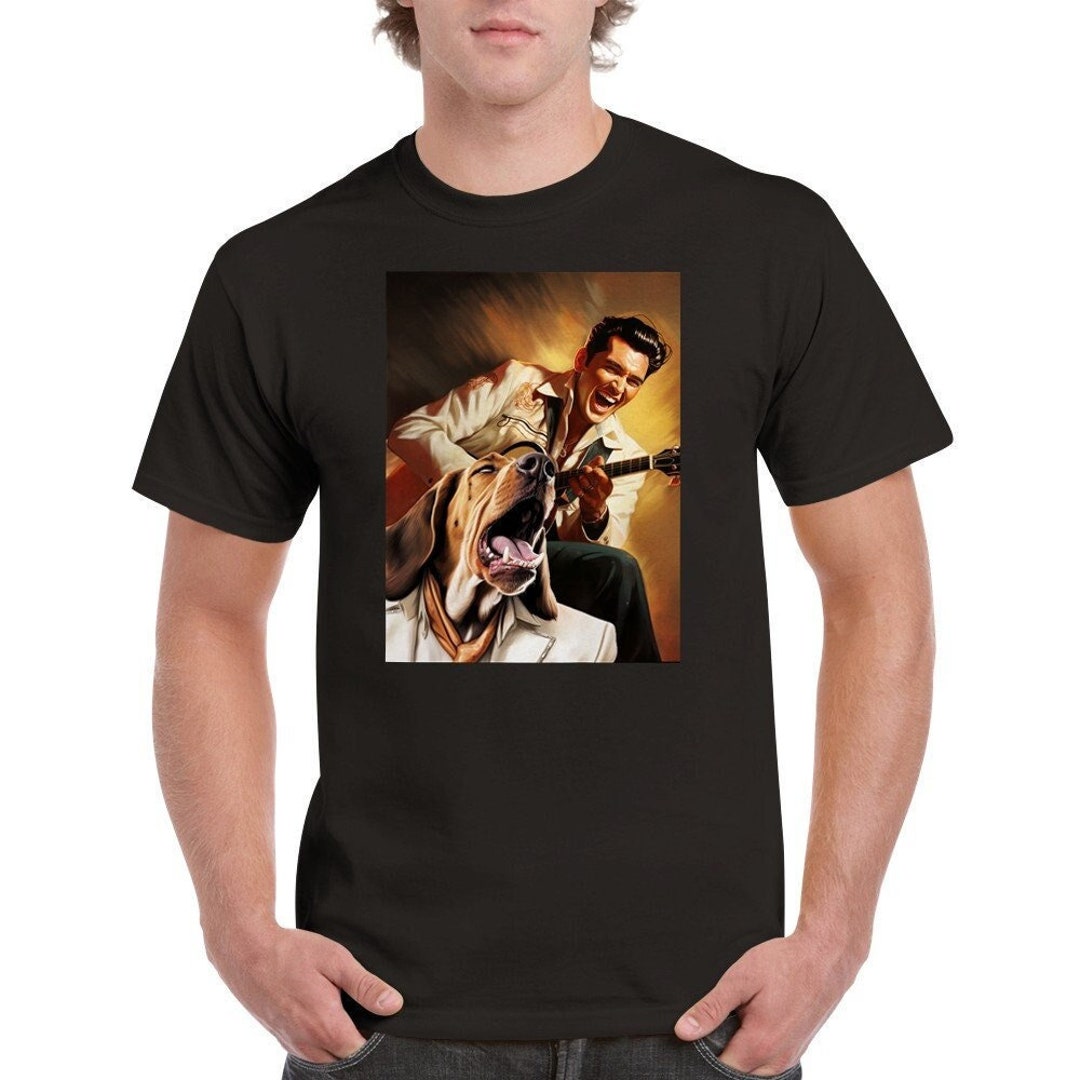 Funny Elvis Presley Hound Dog T-shirt, Elvis Gift, Memphis, Graceland ...
