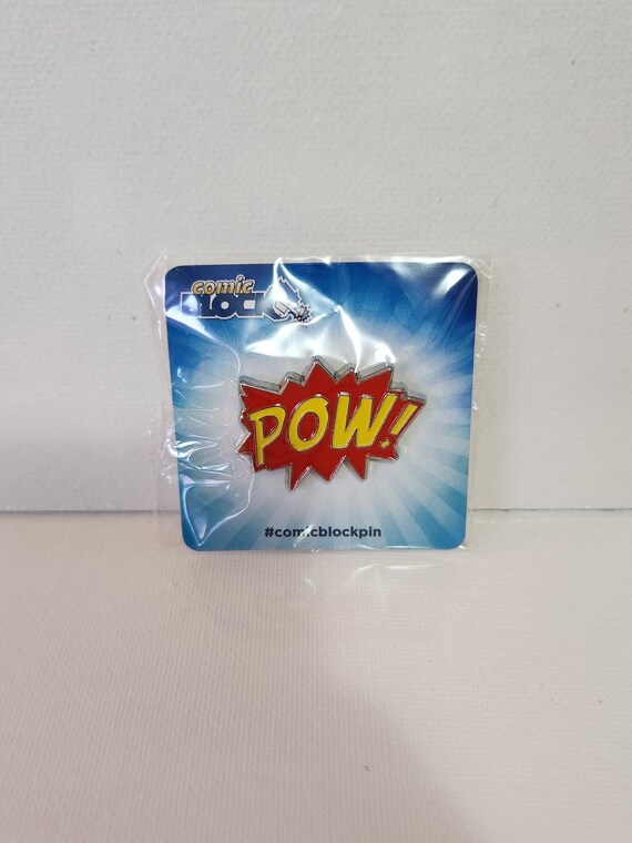 pow enamel comic - Gem